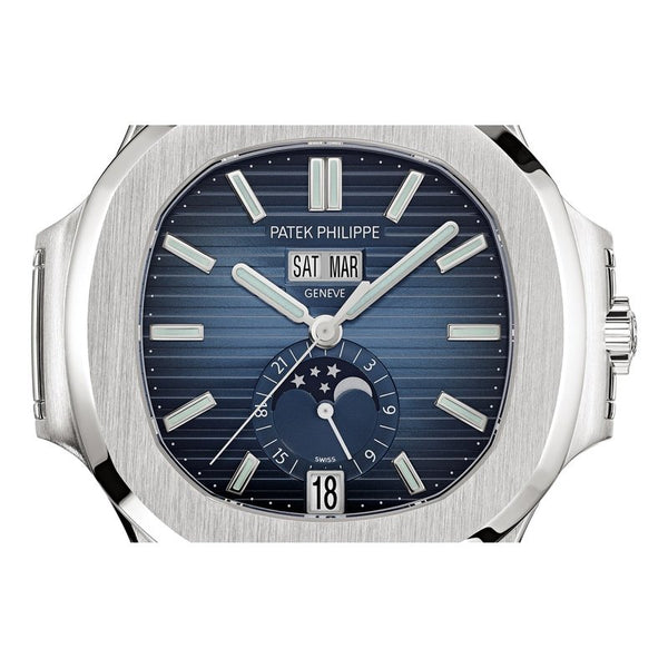 Patek Philippe Nautilus Phases Blue Stainless Steel – Turkey Denim